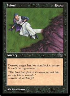 Befoul, Urzas Saga (UZ) – Cardhoarder MTGO