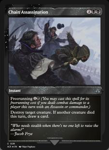 Chain Assassination, Assassin's Creed (ACR) *foil* – Cardhoarder MTGO