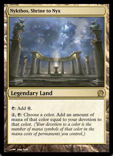 Nykthos, Shrine to Nyx, Theros (THS) – Cardhoarder MTGO