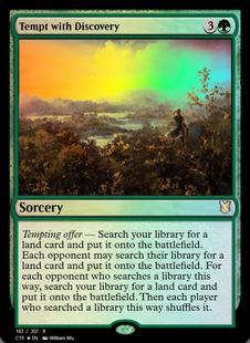 Tempt with Discovery, Commander (2019 Edition) (C19) *foil ...