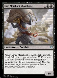 Gray Merchant of Asphodel, Theros Beyond Death (THB) – Cardhoarder MTGO